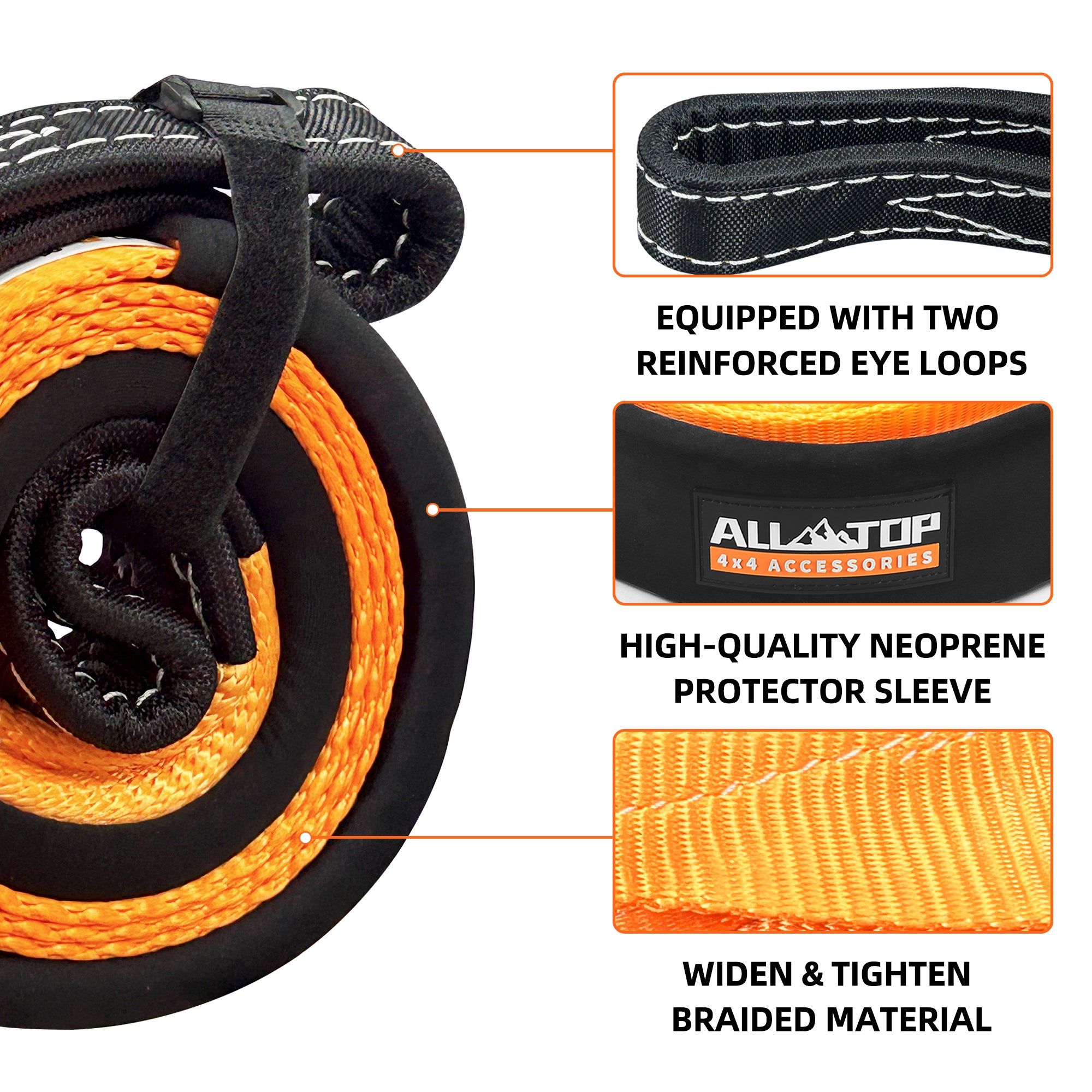 Tree Saver, Winch Extension Strap - 3in x 8ft - 32,000 Lbs Tree Saver, Winch Extension Strap - 3in x 8ft - 32,000 Lbs